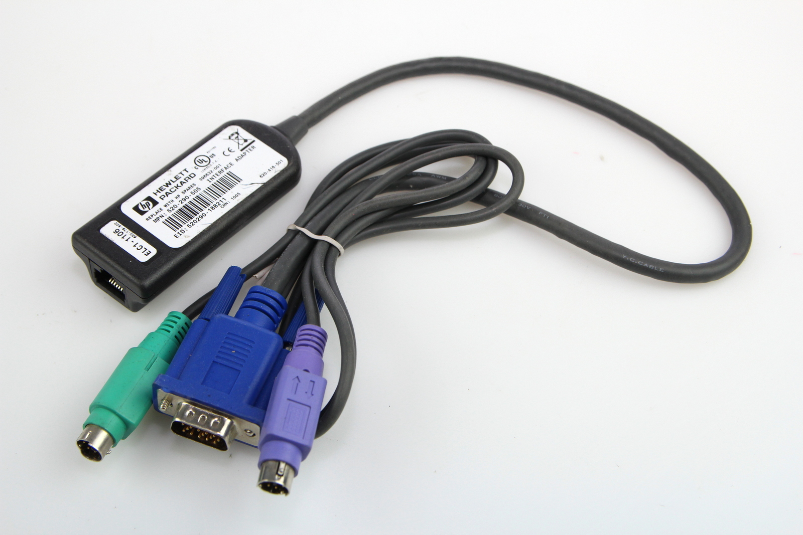 KVM HP CAT5 ADAPTER (8CABOS) - Clínica das Soluções