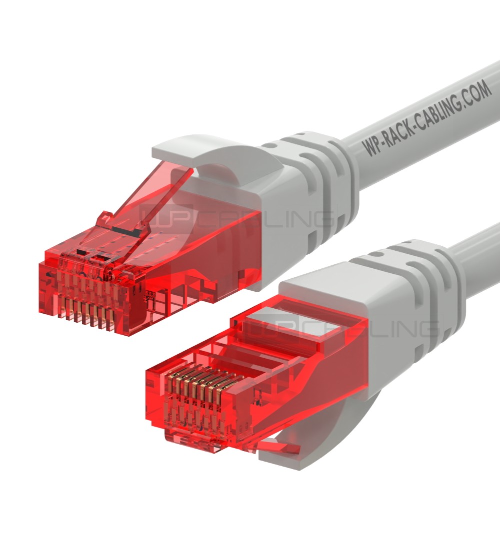 CABO REDE CAT6 10M U-UTP WP RACK AWG 26/7 CINZA – Clínica das Soluções